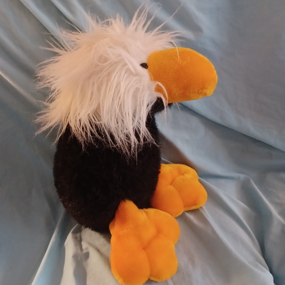 Toys | Fluffy Vintage Bird Vulture Big Feet Plush Eagle Stuffed Animal ...